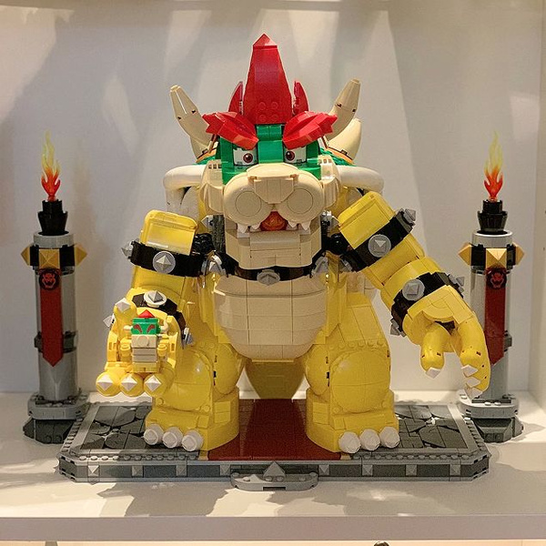 Super Mario Могучий Боузер,The Mighty Bowser,Сити совместим с лего71411 ...