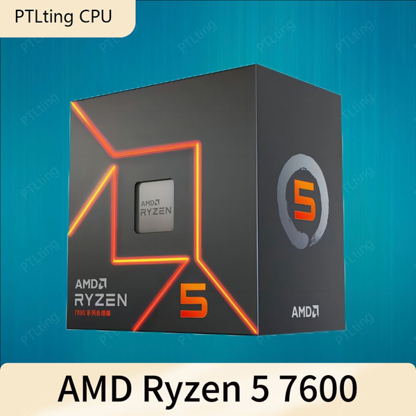Процессор AMD Ryzen 5, BOX (с кулером), 6 яд., 3.8 ГГц купить по низкой ...