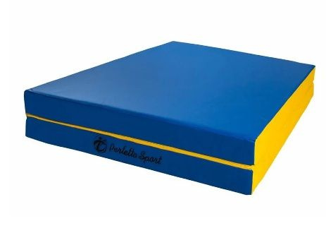 Мат гимнастический Perfetto Sport № 10, blue-yellow - купить с ...