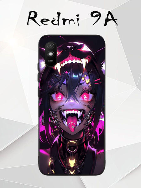 Чехол на redmi 9a аниме, redmi 9a чехол аниме, силиконовый, матовый ...