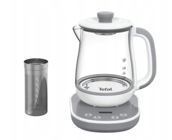 Купить электрический чайник Tefal BJ551B10, Металл/пластик по низкой ...