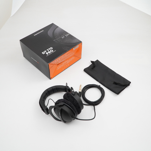 Наушники Полноразмерные DT770Pro 80OHM Чёрный - купить по доступным ...