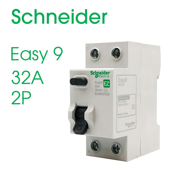 Schneider Electric УЗО 2P 32А 3000мА AC, 1 шт. - купить с доставкой по ...