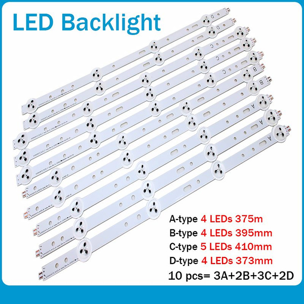 10 шт. светодиодная лента для подсветки SVS400A73 SVS400A79_4LED 5LED ...