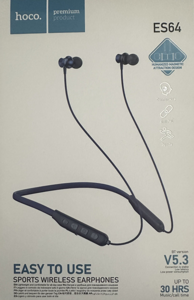 Наушники Внутриканальные hoco ES64 Беспроводное 32 64 купить c доставкой на OZON по низкой цене ...