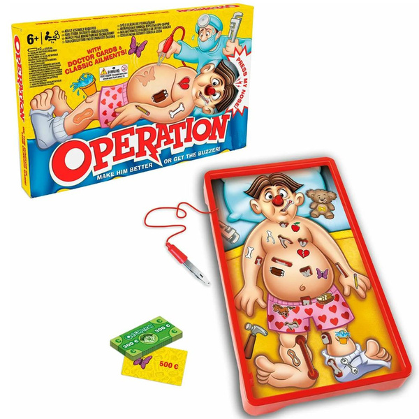 Развивающая настольная игра с карточками Операция пациента на ...