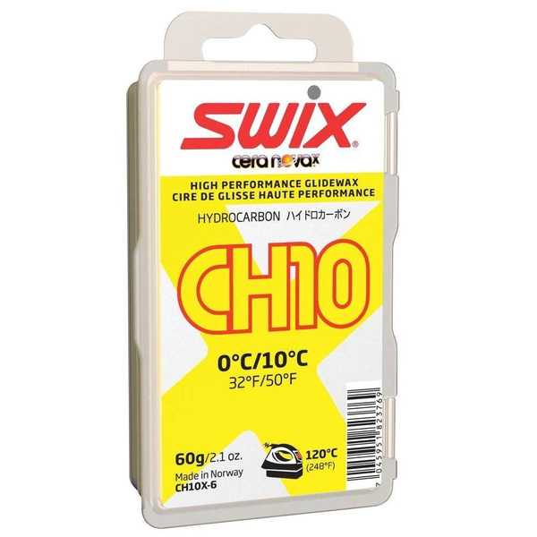 Парафин SWIX CH10X YELLOW +10/ 0 C, 60 г купить c доставкой на OZON по ...