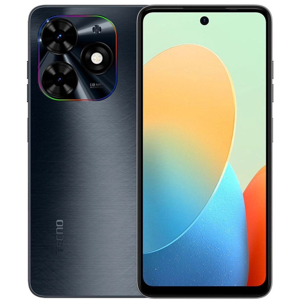 Смартфон Tecno Spark Go 2024 128 Gb Gravity Black Bg6 купить по выгодной цене в интернет