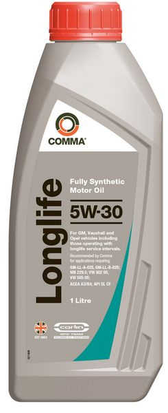 Масло моторное Comma 5W-30 Синтетическое - купить в интернет-магазине ...