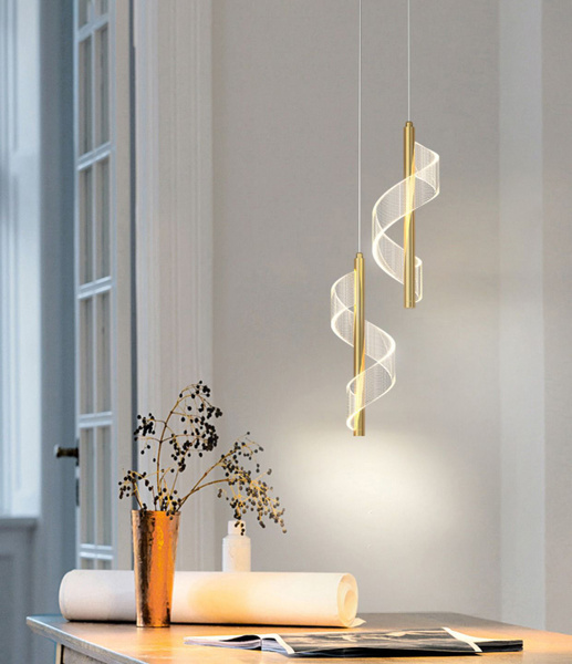 Подвесной светильник BOWON Для Столовой, Спальни, Теплый свет 3000K ...