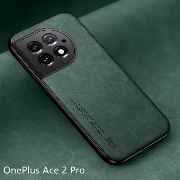 Кожа чехол для OnePlus ACE 2 Pro Магнитное притяжение внутри ( One Plus ...