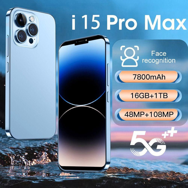 Смартфон i15 pro max 4G/5G 8000mAh Google Play 48MP+108MP Android 13.0 ...