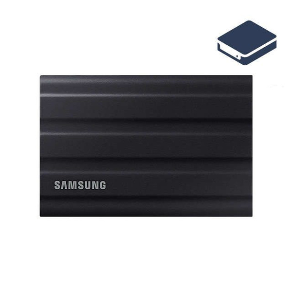 1 ТБ Внешний жесткий диск Samsung T7 Shield, 1 ТБ водонепроницаемый ...