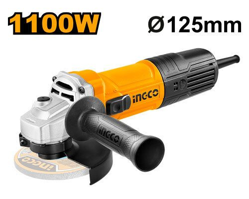 Шлифмашина угловая INGCO УШМ AG900285 D125мм - купить по низким ценам в ...
