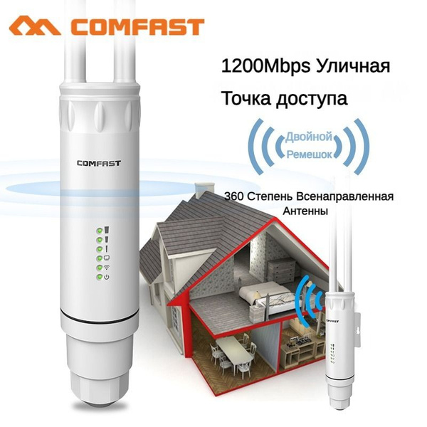 Точка доступа COMFAST Точка доступа CF-EW74V2 Уличная роутер WiFi ...