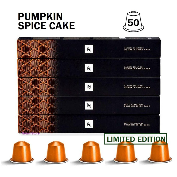 Набор кофе Nespresso Pumpkin Spice Cake, 5 упаковок (50 капсул ...