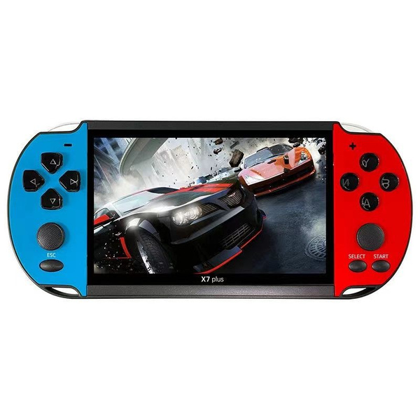 Портативная игровая консоль X7 Plus с тысячами встроенных игр, язык ...