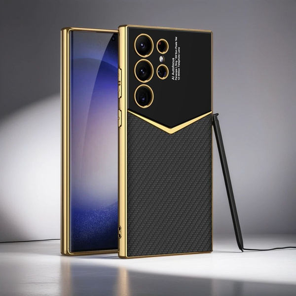 Чехол с гальваническим покрытием для Samsung Galaxy S23 Ultra (на ...