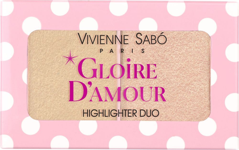 Палетка хайлайтеров Vivienne Sabo Gloire d'amour, тон 02 персиковый — купить в интернет-магазине ...