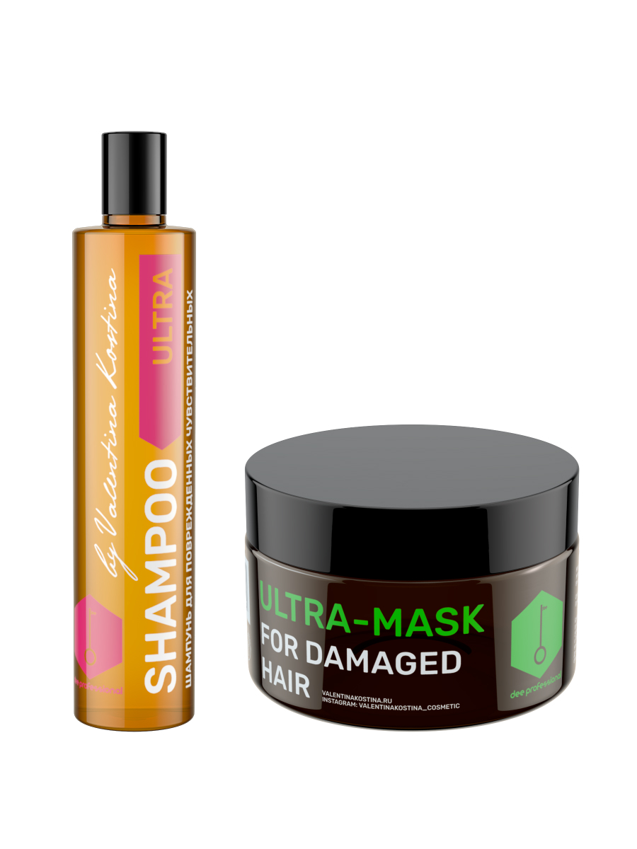 Valentina Kostina cosmetics Набор - Шампунь для поврежденных волос ...