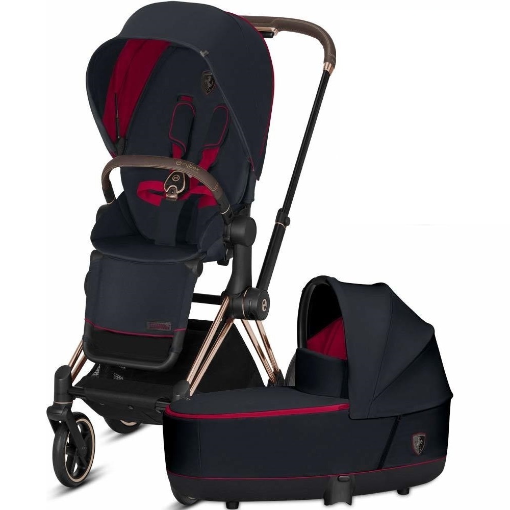 Cybex Priam III (2 в 1) Ferrari Victory Black на шасси Rose Gold ...