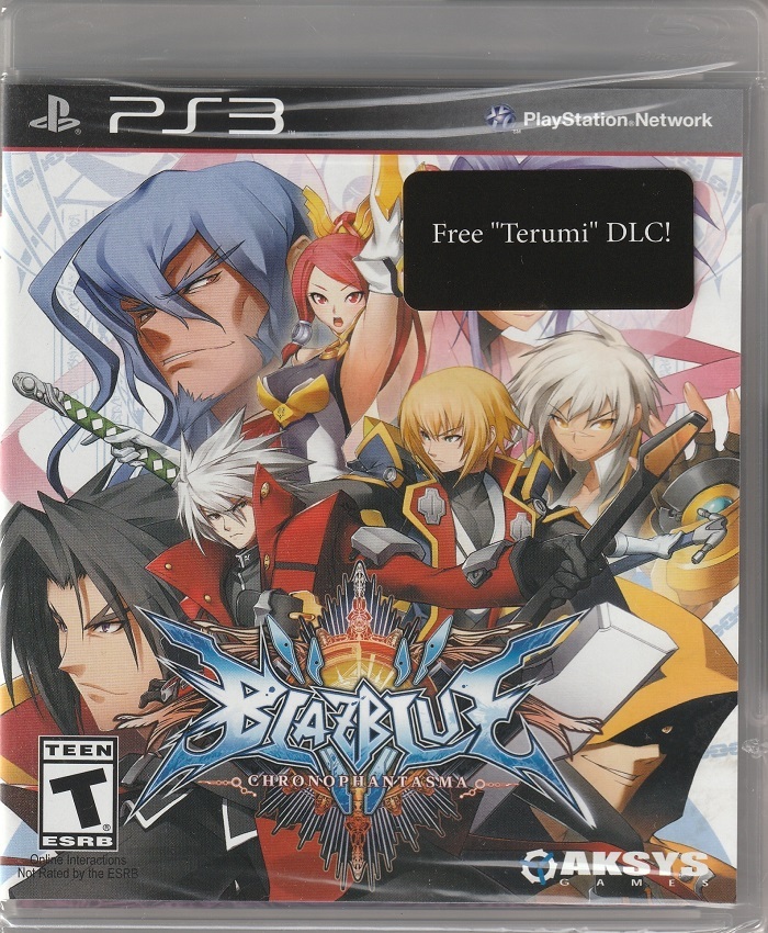 BlazBlue Chrono Phantasma PlayStation 3
