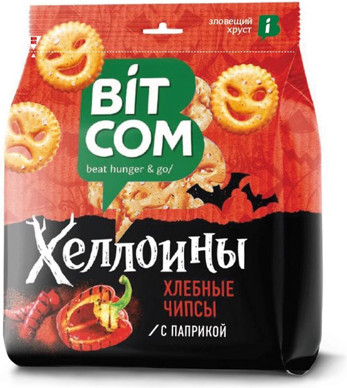 Хлебные чипсы с паприкой Хеллоины "Bitcom", 150 г - купить с доставкой ...