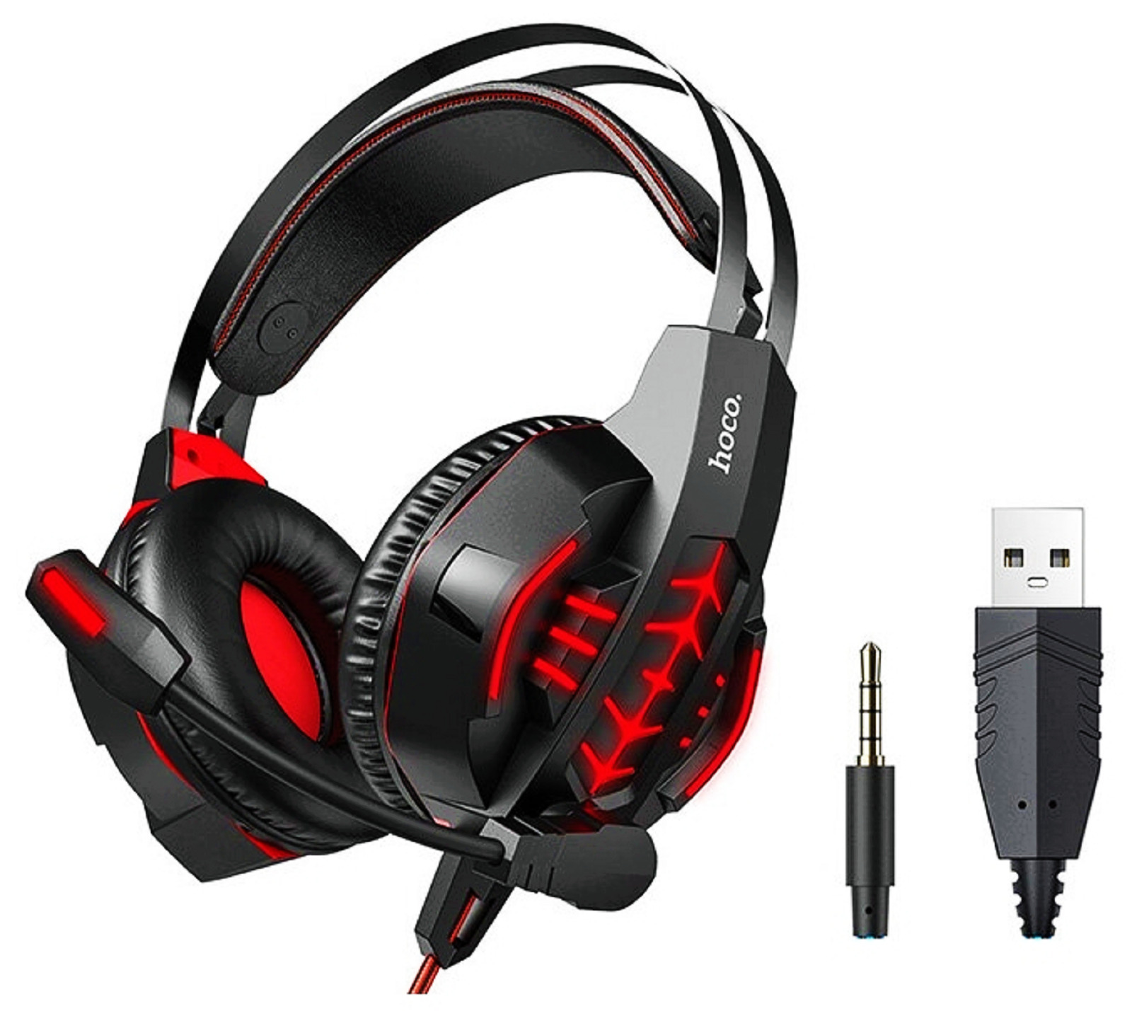 Наушники Полноразмерные игровые проводные W102/с микрофоном/для ...