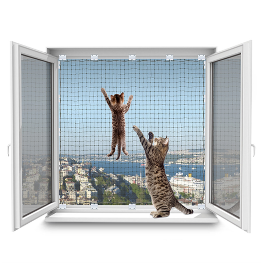 Защитная сетка для кошек WINBLOCK PETS на окна, 80х140см, белый ...