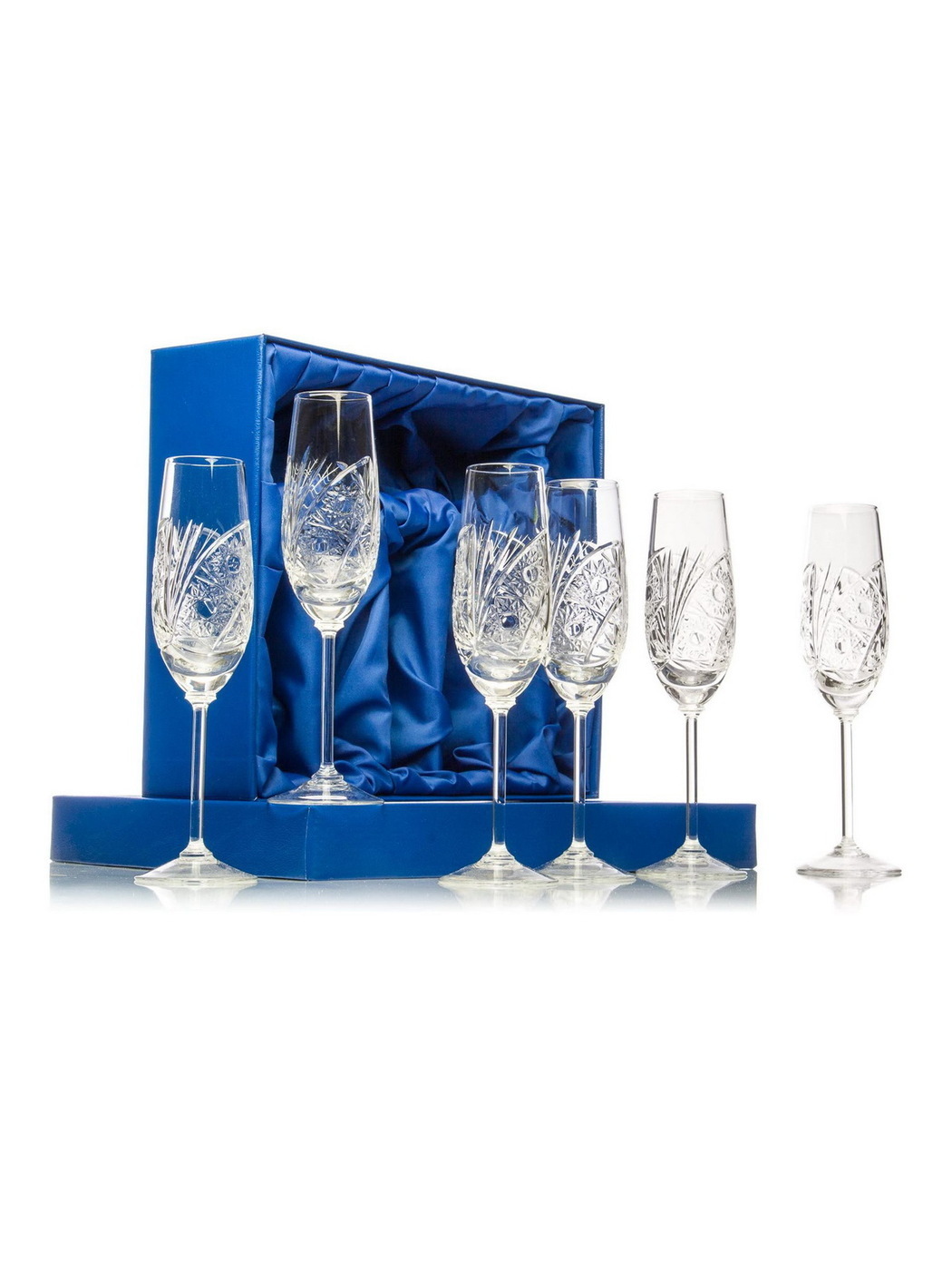 Набор фужеров Neman 1883 для шампанского "Осень", 160 мл, 6 шт - купить по низким ценам в ...