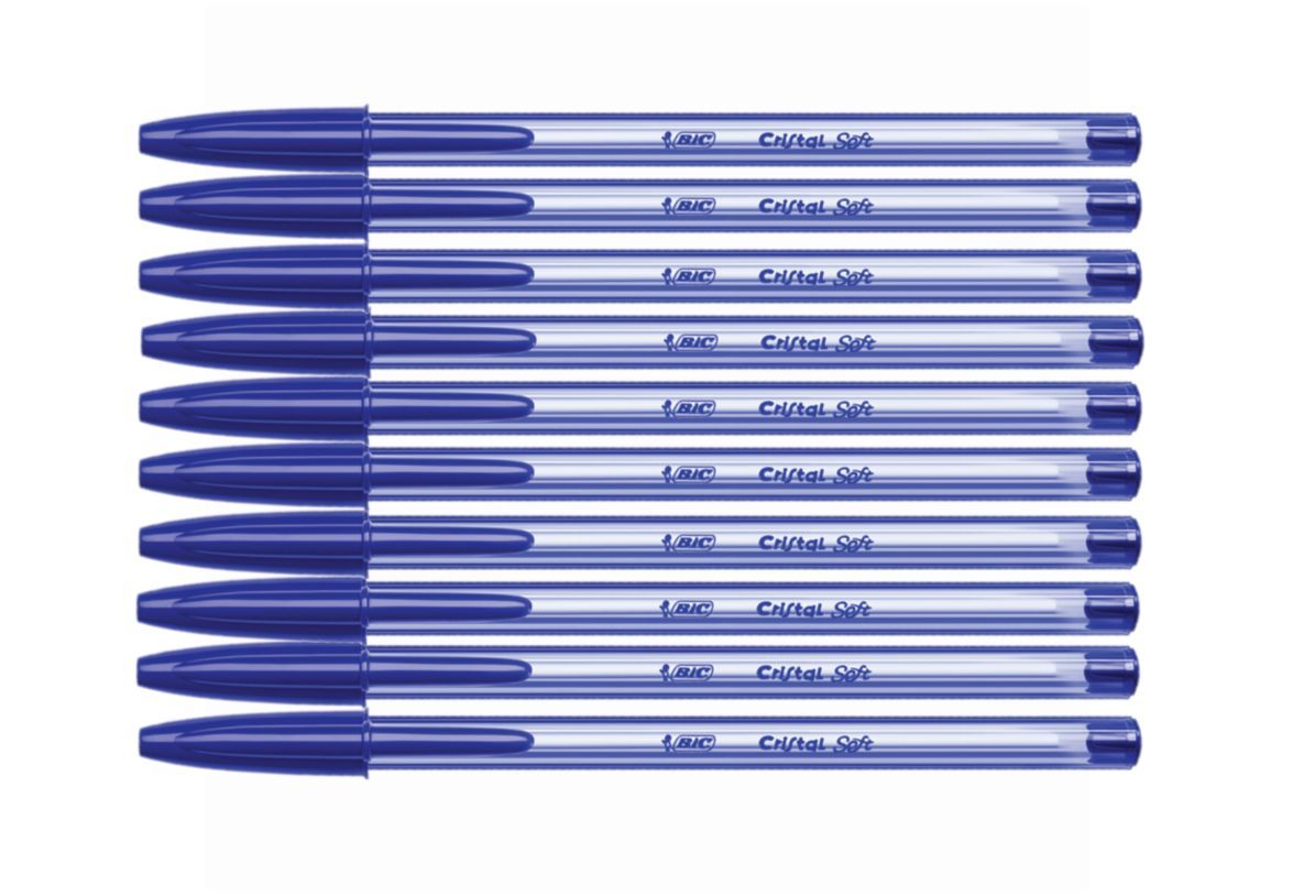 Ручки Шариковые Синие Bic Cristal – купить в интернет-магазине OZON по ...