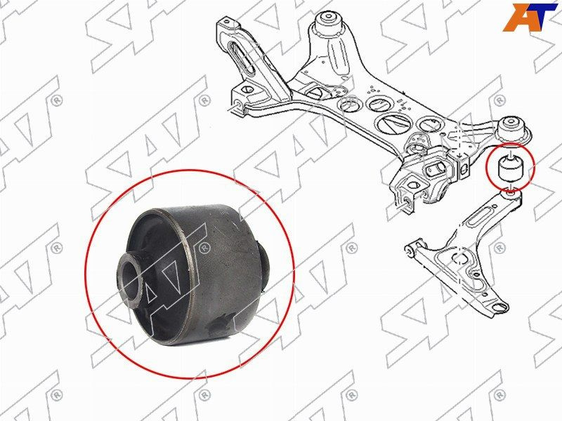 Сайлентблок переднего рычага задний FORD TRANSIT VI 06-14 SAT ST ...