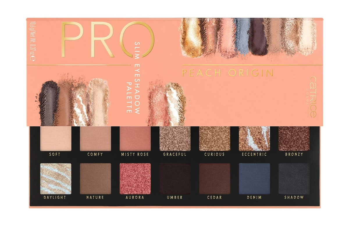 CATRICE Тени для век Pro Slim Eyeshadow Palette, 10,6 г, 010 Golden ...