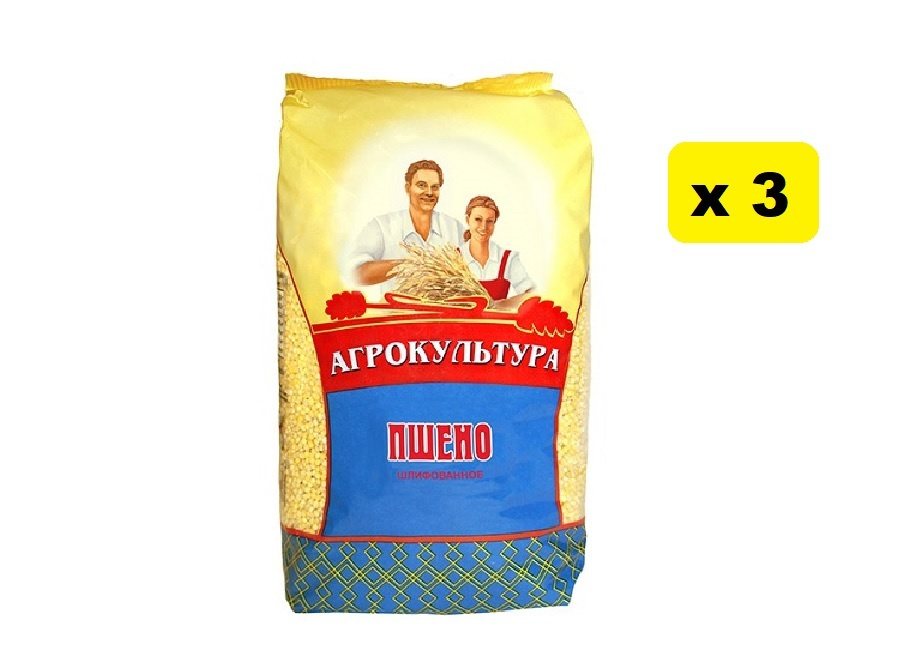 Крупа Пшено шлифованное Агрокультура 800гр*3 — купить в интернет ...