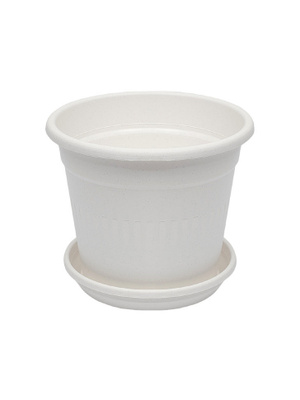 Кашпо для цветов и растений ElfPlast Kerama, пластиковый горшок для цветов, цветочный горшок ...