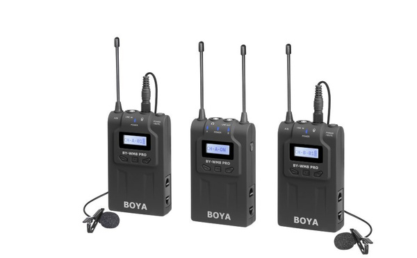 Микрофон петличный BOYA BY-WM4 Pro-K2 / Двухканальная беспроводная ...