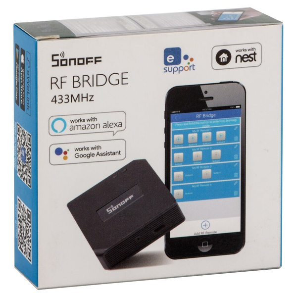 Блок управления Sonoff RF Bridge 433 - купить с доставкой по выгодным ценам в интернет-магазине ...