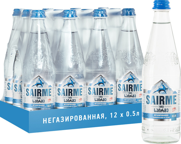 Вода Минеральная Sairme Негазированная 12шт - купить с доставкой по ...