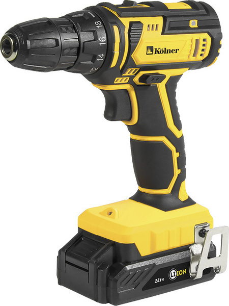 Дрель-шуруповерт Kolner KCD 16L, От аккумулятора - купить по низкой цене в интернет-магазине ...