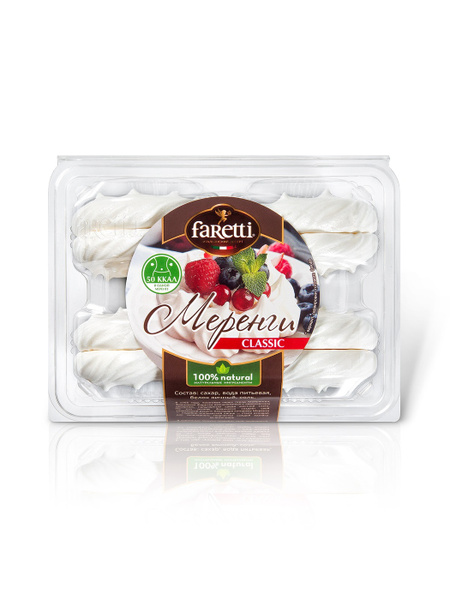 Безе воздушное "Меренги CLASSIC" Faretti, 100 г - купить с доставкой по ...