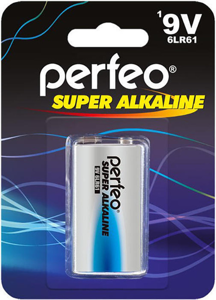 Батарейка крона щелочная Perfeo 6LR61/1BL Super Alkaline 1 шт. - купить с доставкой по выгодным ...