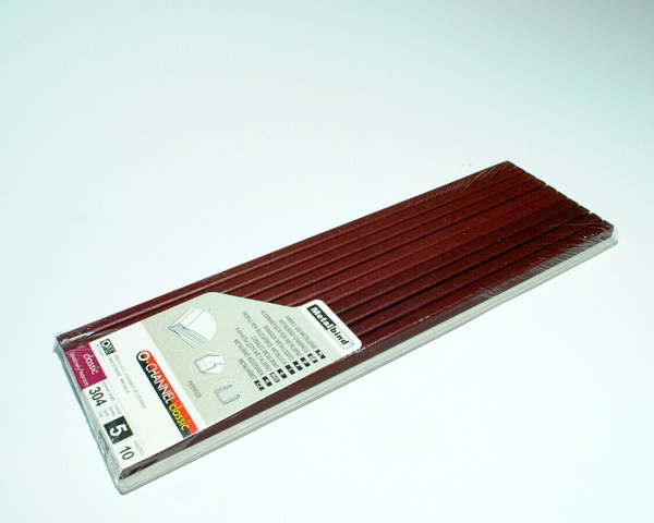 Канал бордовый 5мм А4 304мм с покрытием "ткань" для биндера OPUS Metalbind (10шт) - купить с ...