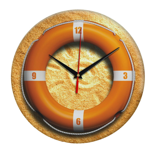 Настенные часы Спасательный круг 949 купить по низкой цене в интернет магазине Ozon 315612931