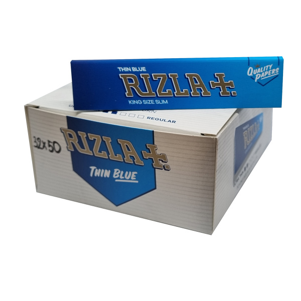 Бумага для сигарет "Rizla+" KS Blue 32л*50шт. - купить с доставкой по ...