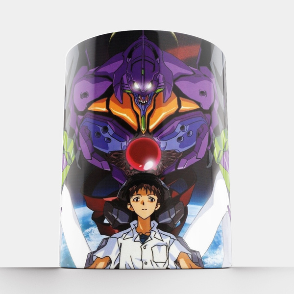 Кружка КружОк "Евангелион Evangelion EVA ЕВА Хидэаки Анно Аниме Кружка", 330 мл, 1 шт - купить ...