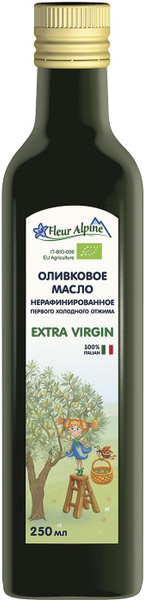 Масло оливковое Fleur Alpine первого холодного отжима Extra Virgin, для ...