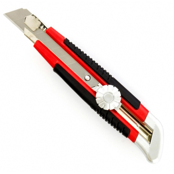 Нож Matrix 18мм метал.направл.,винтовой фиксатор лезвия (78914) купить ...