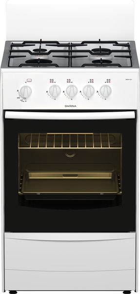 Газовая плита DARINA A 3001 W, газовая духовка, белый - купить по ...