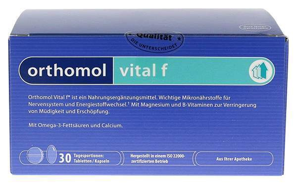 ORTHOMOL Vital F / Витамины от стресса, усталости и истощения Витал ф ...