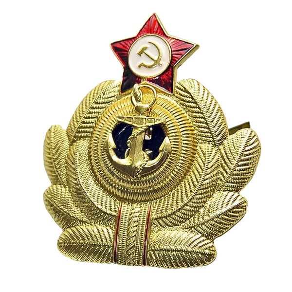 Офицерская кокарда ВМФ СССР (Золотистый / СССР / ВМФ) купить по низким ...